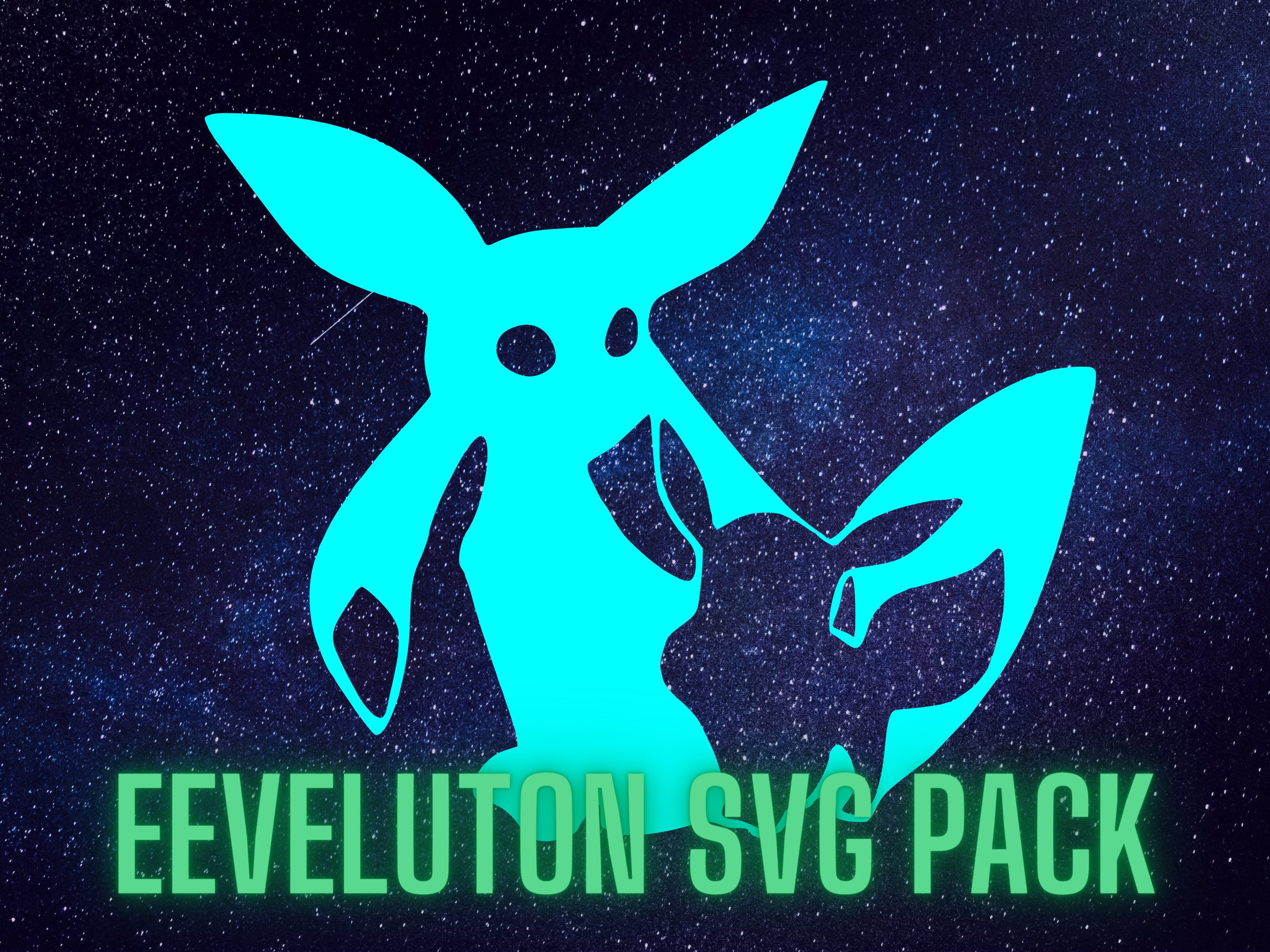 Eevee SVG pack 25 images | Etsy