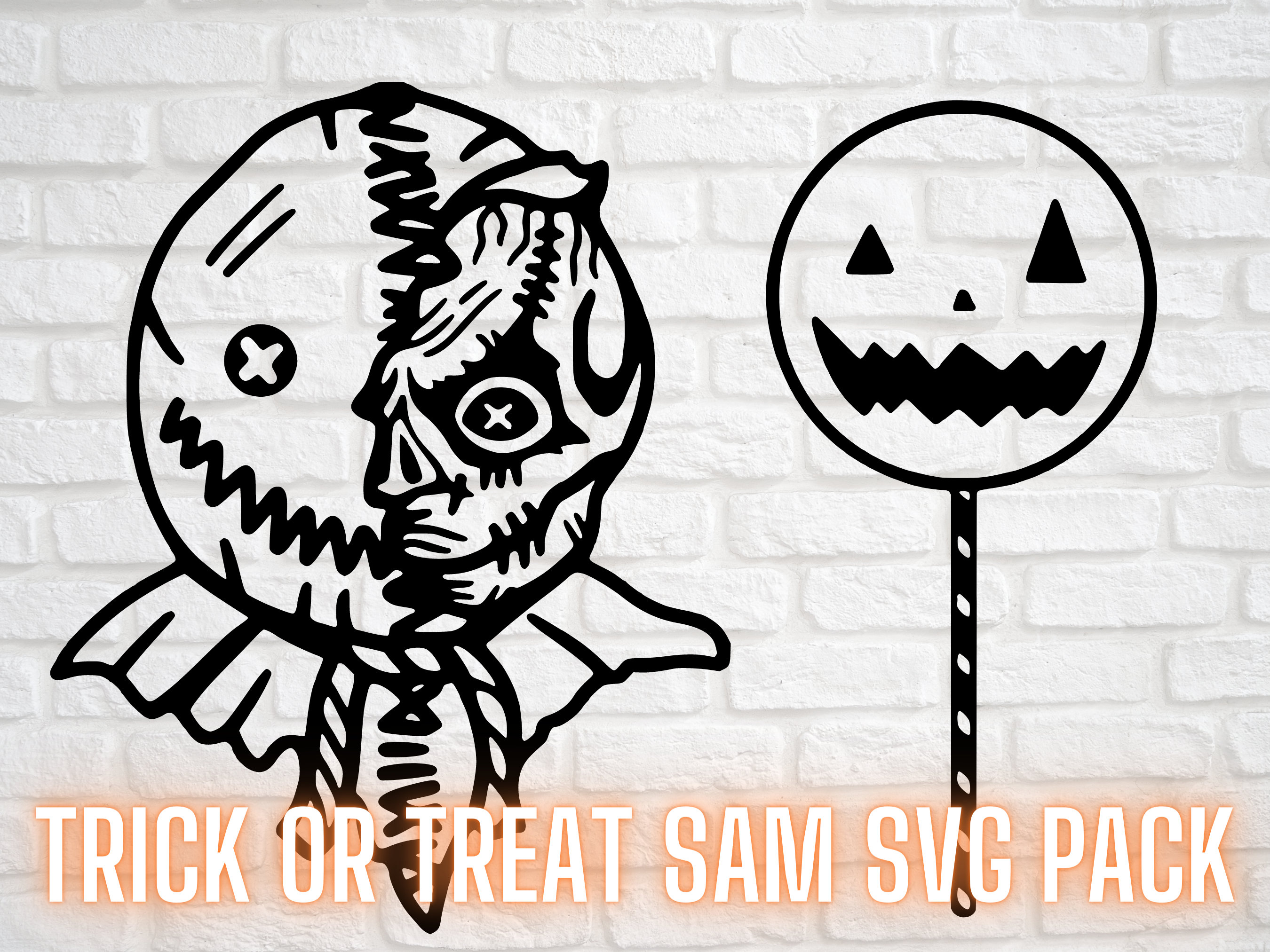 Sam Trick or Treat SVG Pack para Cricut y otros productos. | Etsy