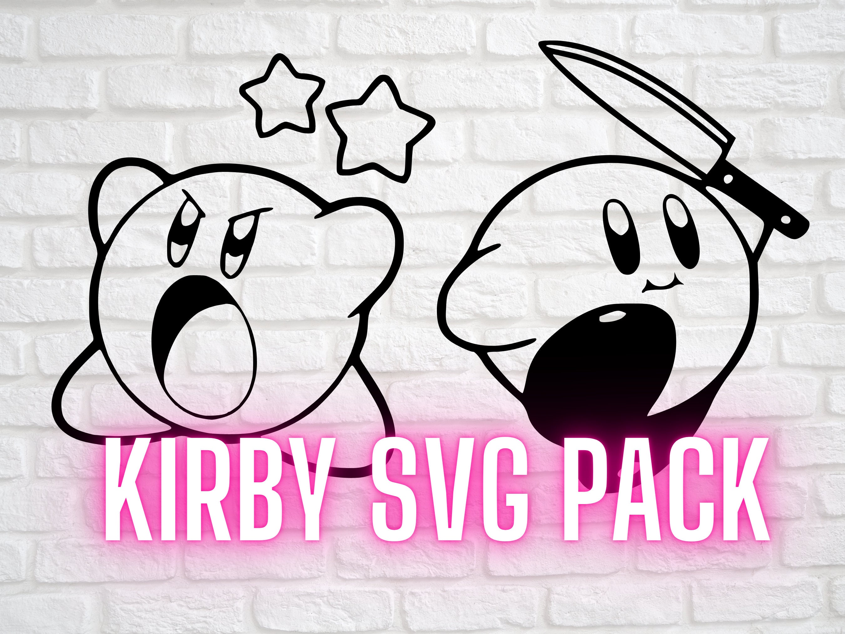 Kirby SVG Pack | Etsy