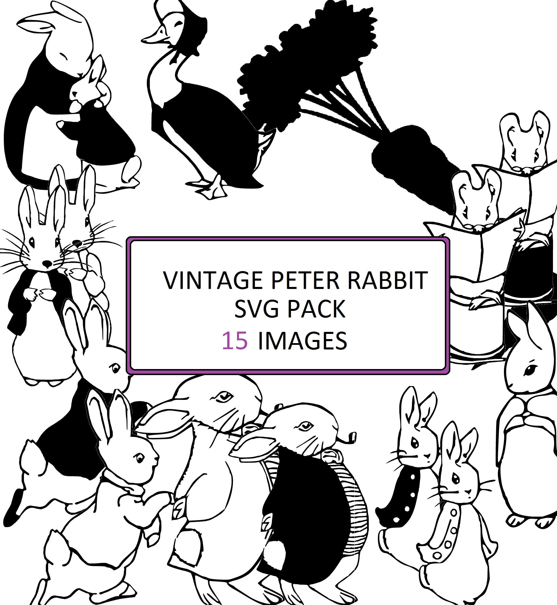 Peter Rabbit Svg Free Silhouette Cameo Fonts Rabbit S - vrogue.co