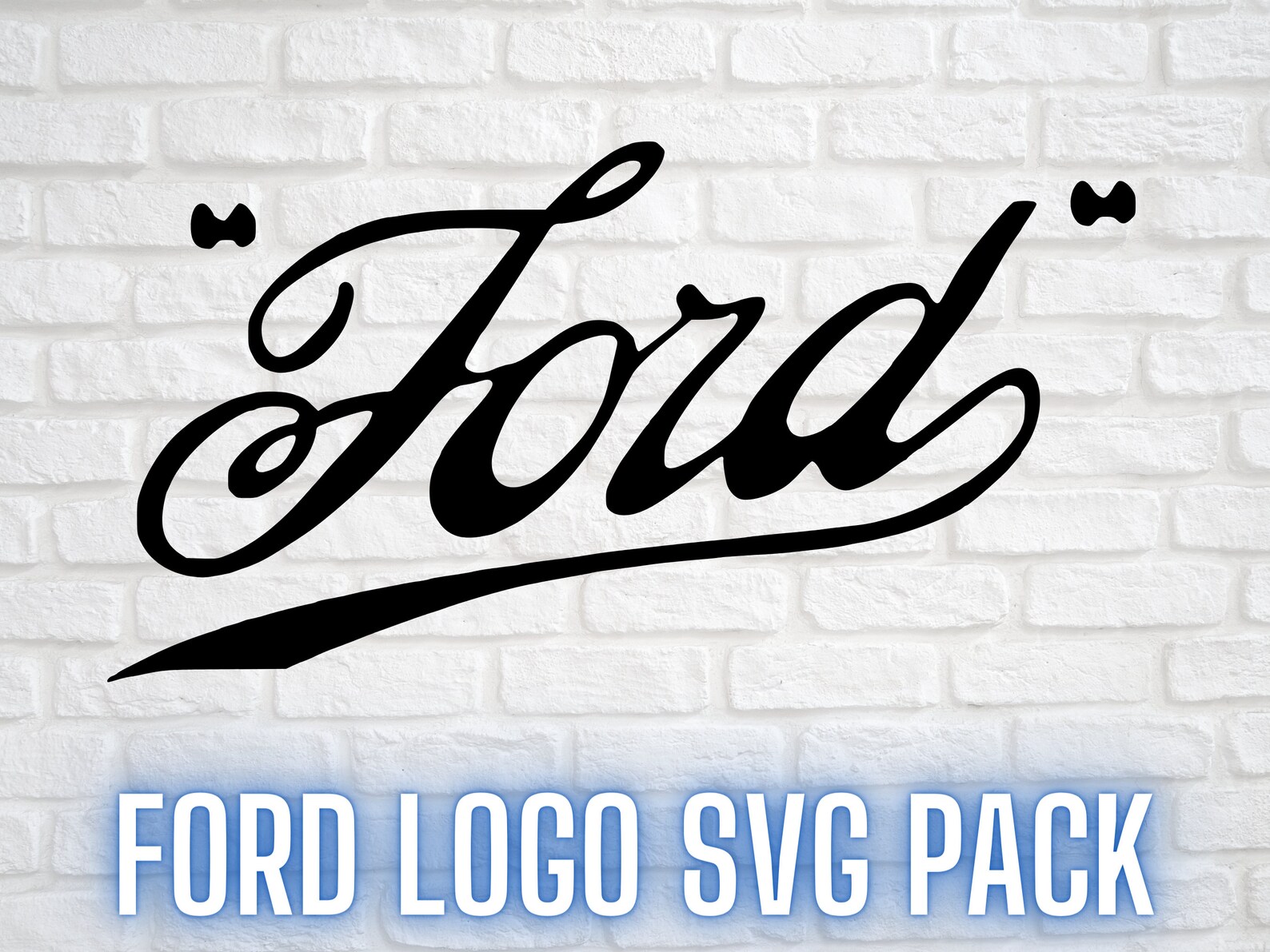 Vintage Ford Logo SVG Pack | Etsy