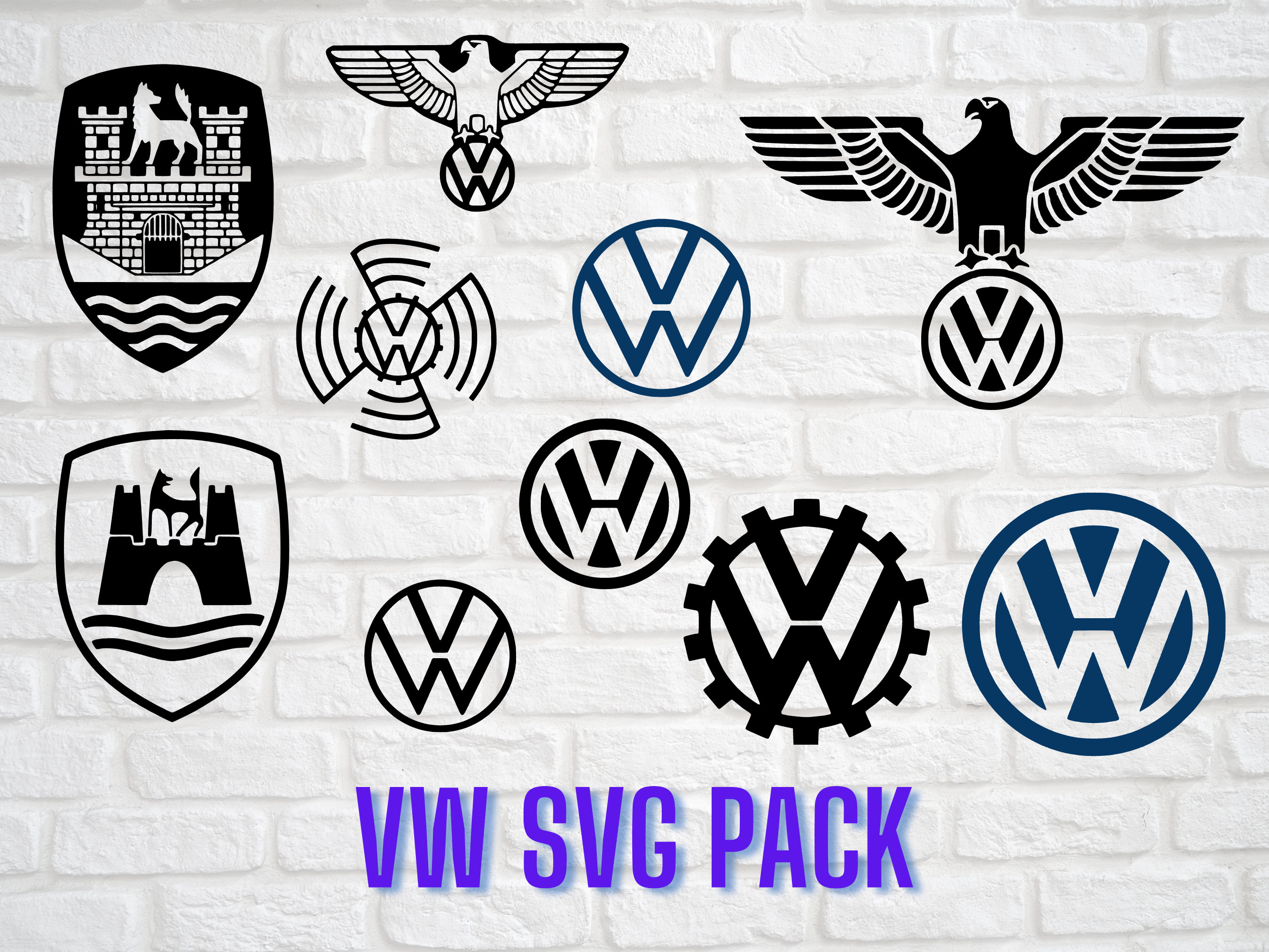 Volkswagen SVG Pack for Cricut Products | Etsy