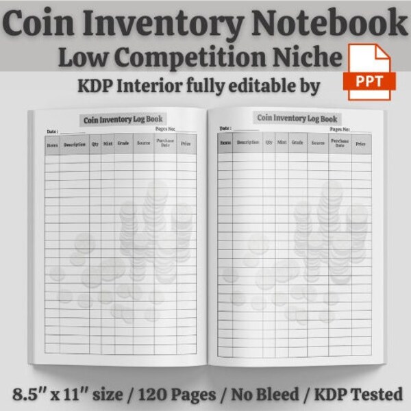 Coin Inventory Log - Etsy