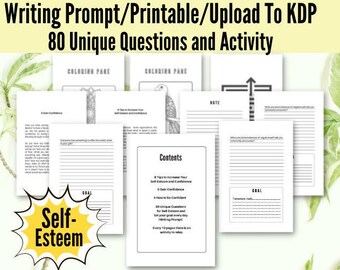 Self-esteem Journal Fillable Printable PDF Journaling - Etsy