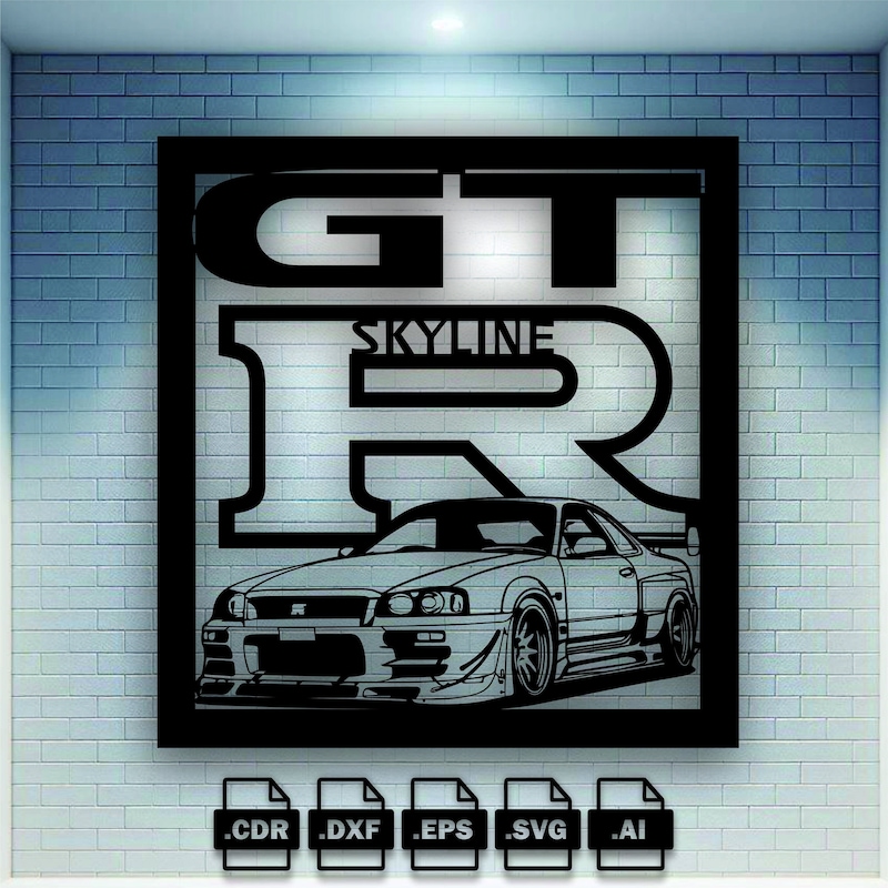 Nissan Skyline Svg - Etsy