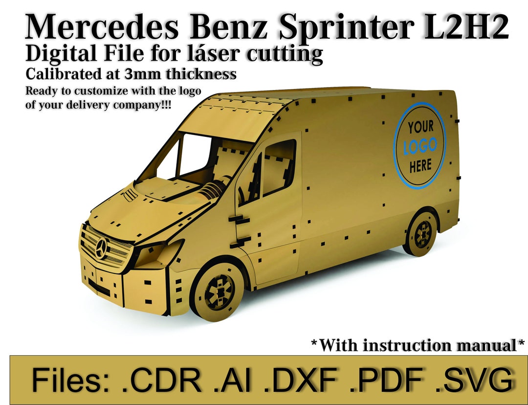 Mercedes Benz Sprinter Van Laser Cut Files L2H2 - Etsy