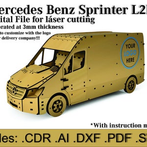 Mercedes Benz Sprinter Van Laser Cut Files L2H2 - Etsy