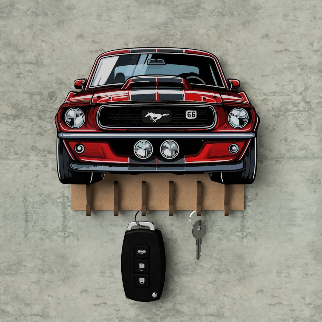 Ford Mustang Key Holder. Keyholder. Wall Keychain. - Etsy