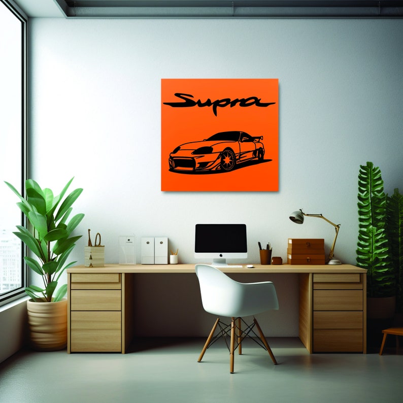 Toyota Supra MK4 JDM Frame Combo. 2 Versions in One File. Includes Logo ...