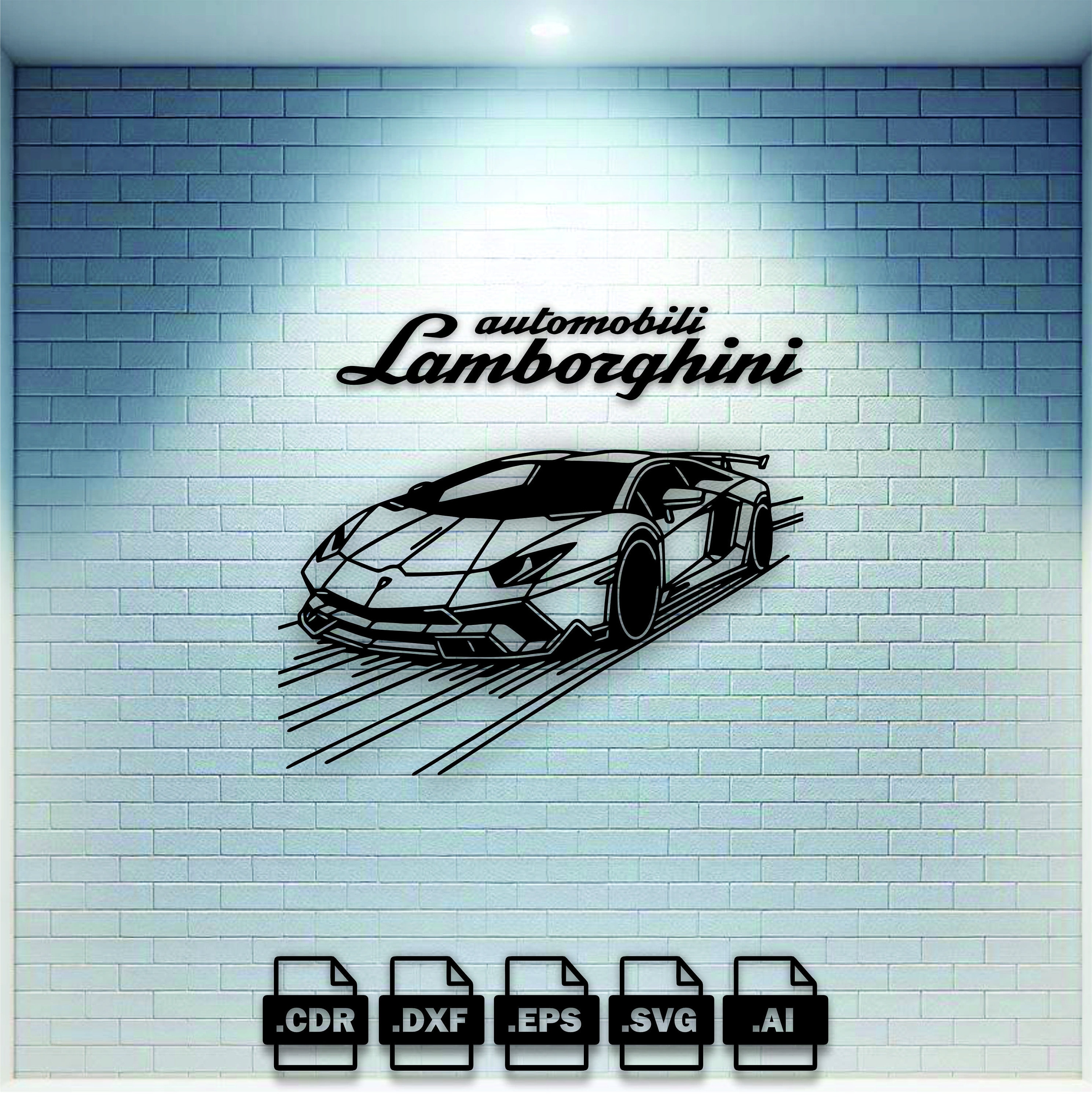 Combo Frames Inspired by Lamborghini Aventador. 2 Versions in One File ...