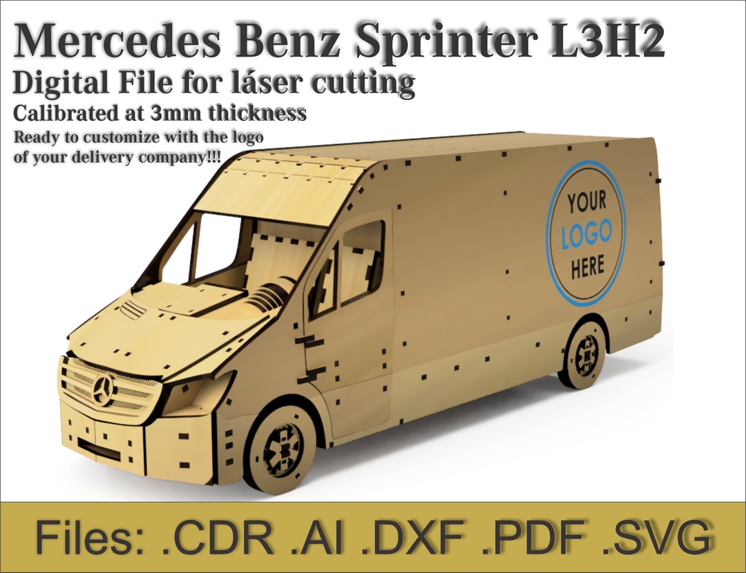 Mercedes Benz Sprinter Van Laser Cut Files L3H2 - Etsy