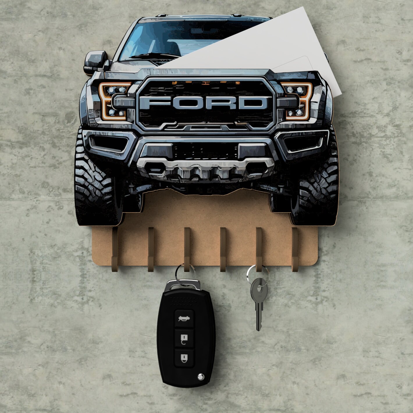 F-150 Raptor Key Holder. Keyholder. Wall Keyring. - Etsy