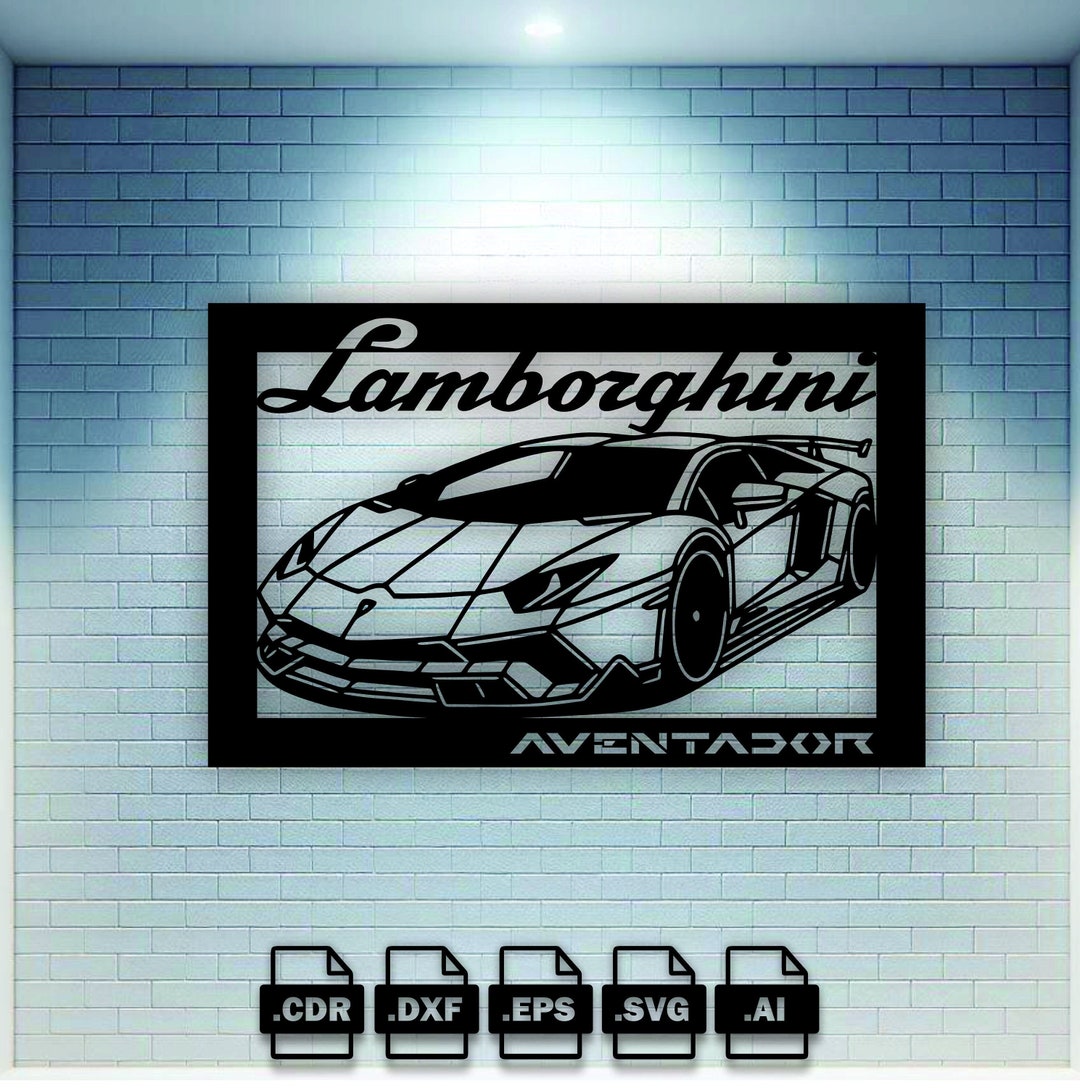 Combo of Pictures Inspired by Lamborghini Aventador. 2 Versions in One ...