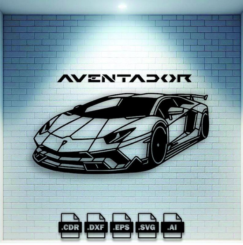 Combo Frames Inspired by Lamborghini Aventador. 2 Versions in One File ...