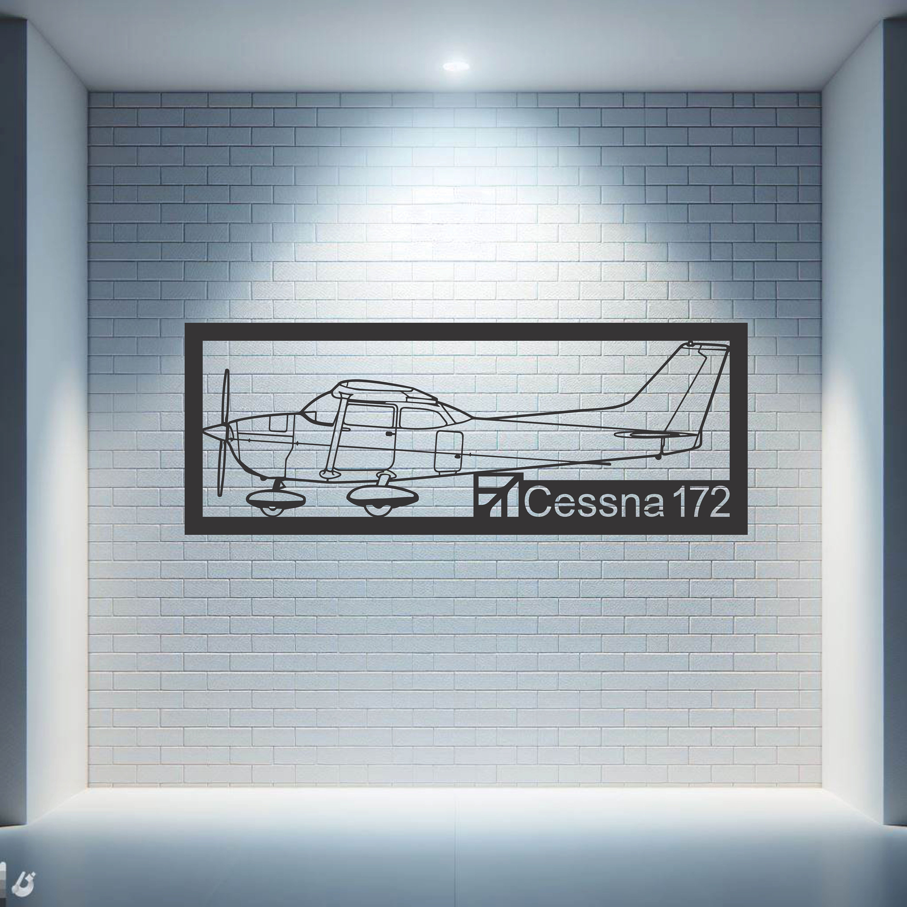 Cessna 172 Wall Art. File for Laser Cut. - Etsy