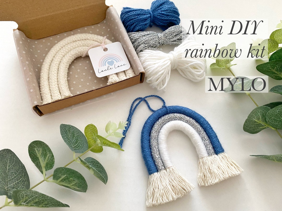MINI Macramé Rainbow Kit, Craft Box, Craft Kit Loule Love - Etsy