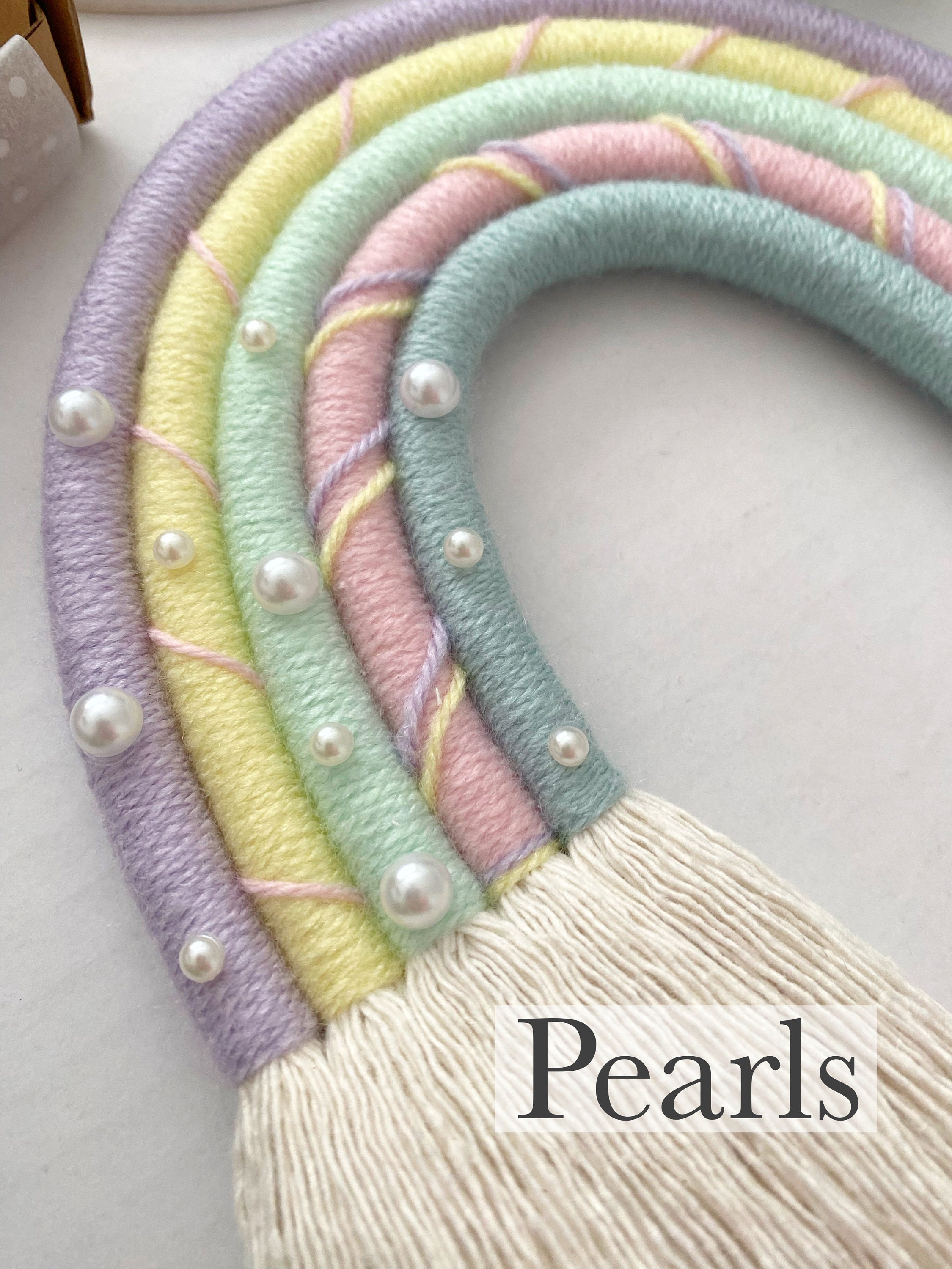 DIY Macrame Rainbow Kit: 'sunny' Craft Box - Loule Love - Etsy