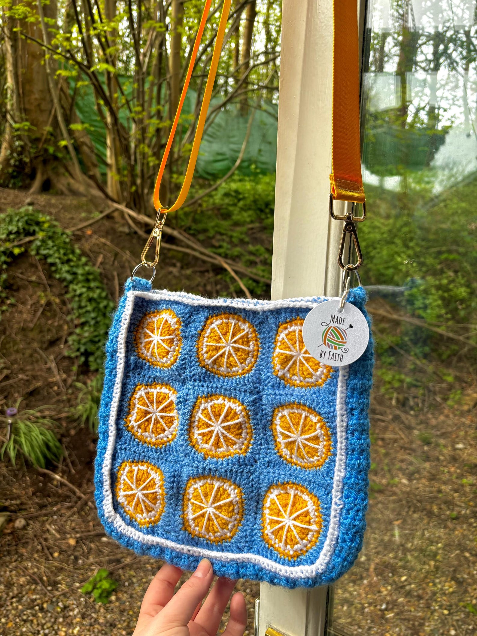 Crochet Lemon Slice Bag - Etsy