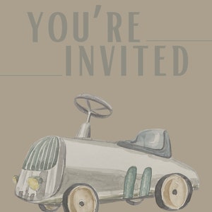 Classic Car Birthday Invitation I Instant Download | Editable Template ...