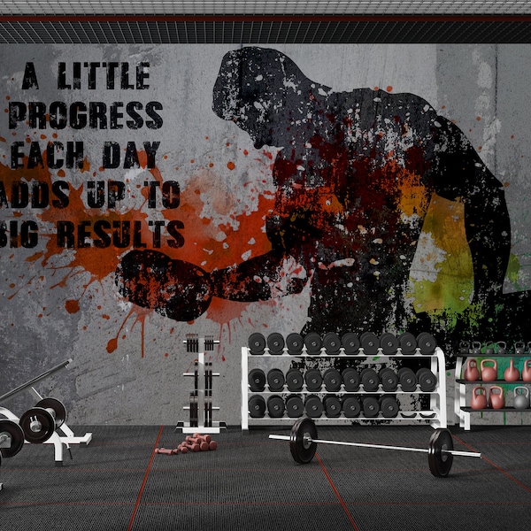 Fitness Center Mural - Etsy