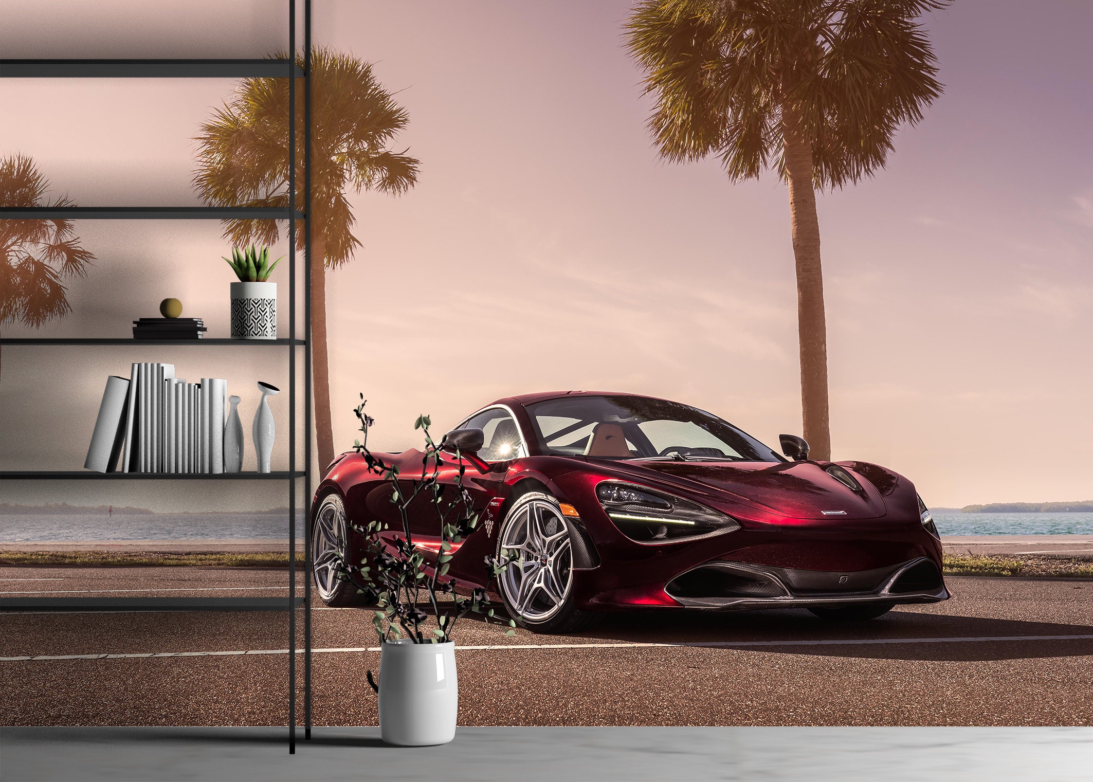 Mclaren Car Mural Wallpaper Peel and Stick Sport Car Racing - Etsy