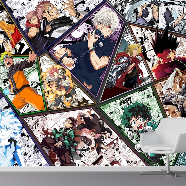 Cool Anime Wall Paper - Etsy UK