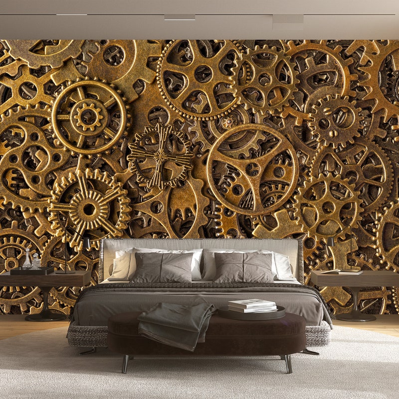 Gears Wallpaper - Etsy