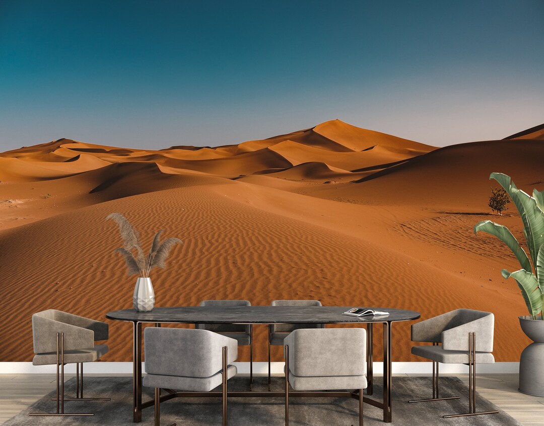 Sahara Desert Wallpaper Mural Peel and Stick Desert Landscape Wallpaper ...