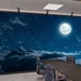 Wall Mural Night Sky With Stars and Clouds Wallpaper Peel and Stick ...