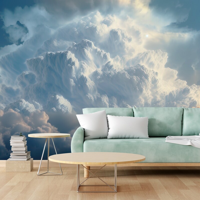 Cloud Wall Mural - Etsy