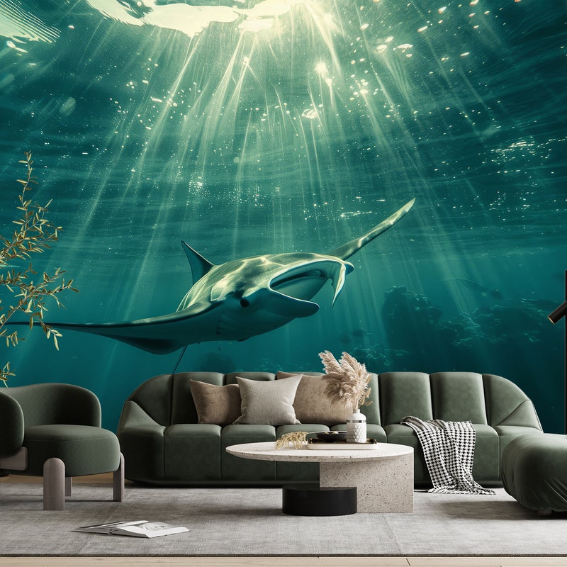 Ocean Wall Mural - Etsy