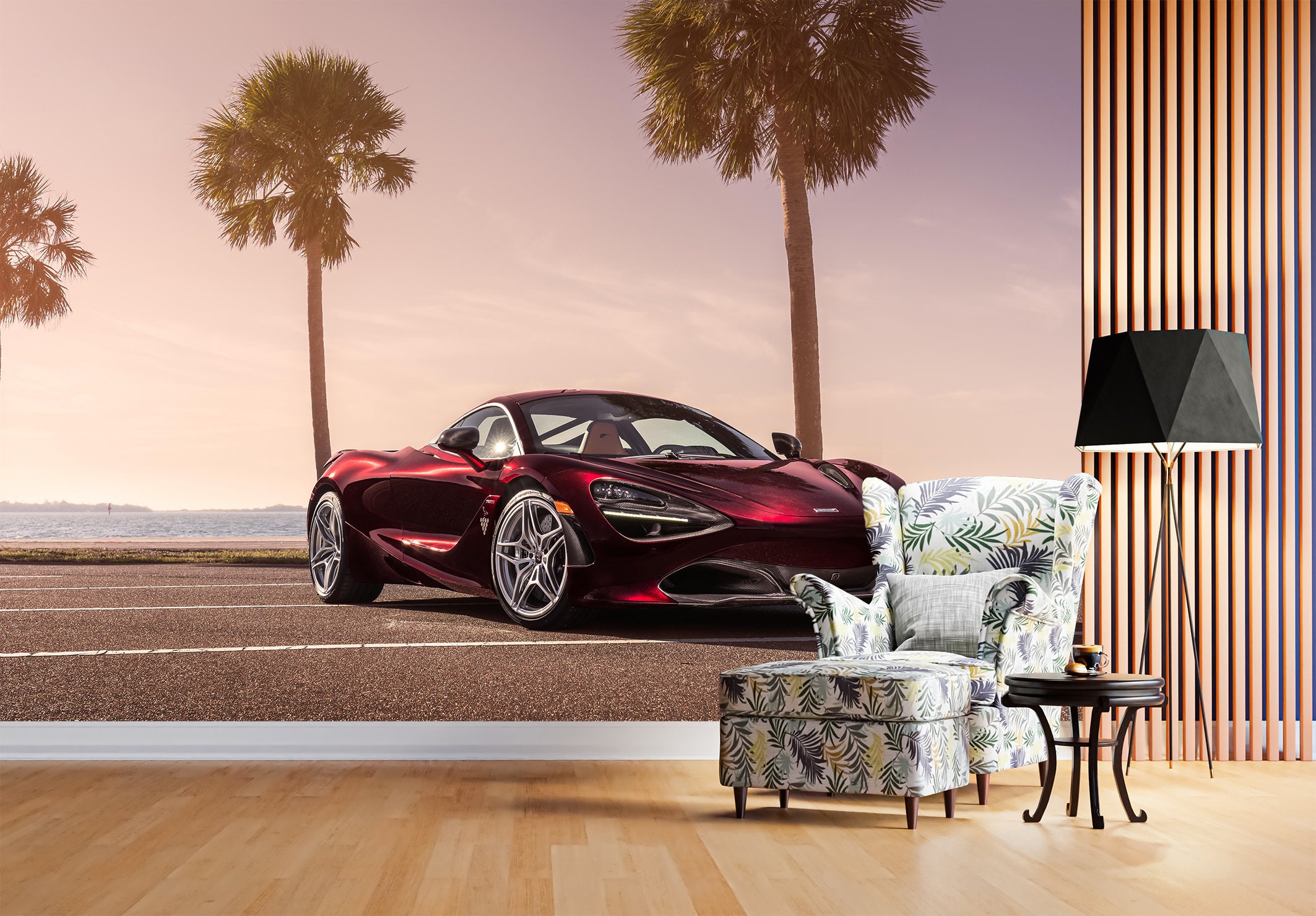 Mclaren Car Mural Wallpaper Peel and Stick Sport Car Racing - Etsy