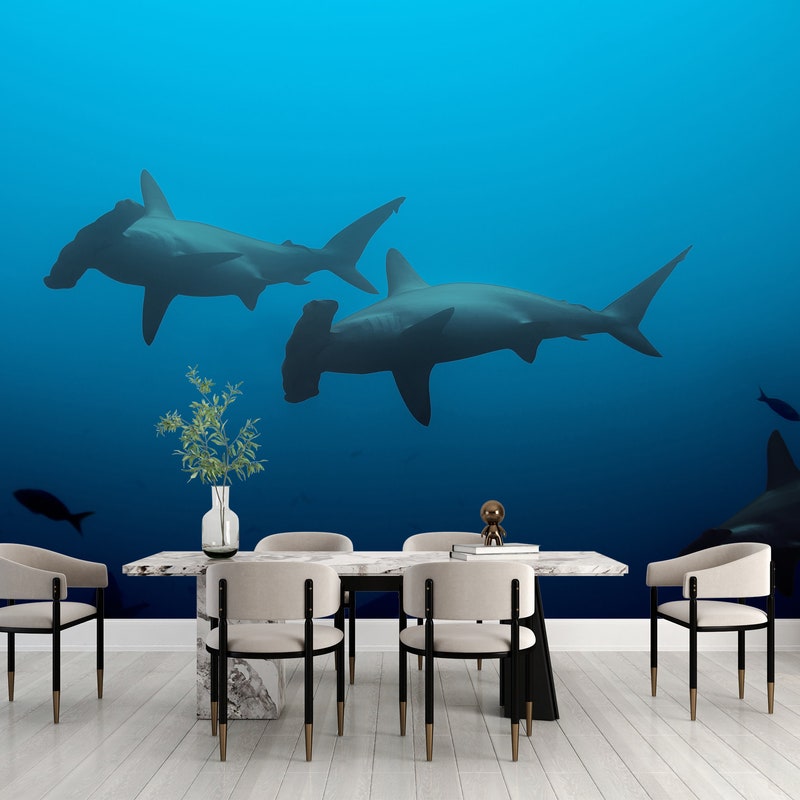 Bathroom Wall Murals Fish - Etsy