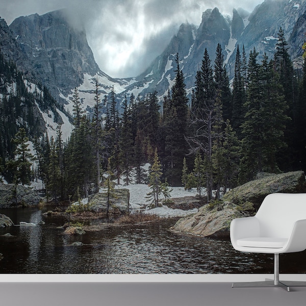 Mountain Wall Mural - Etsy
