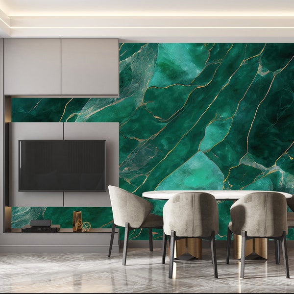 Emerald Wallpaper - Etsy