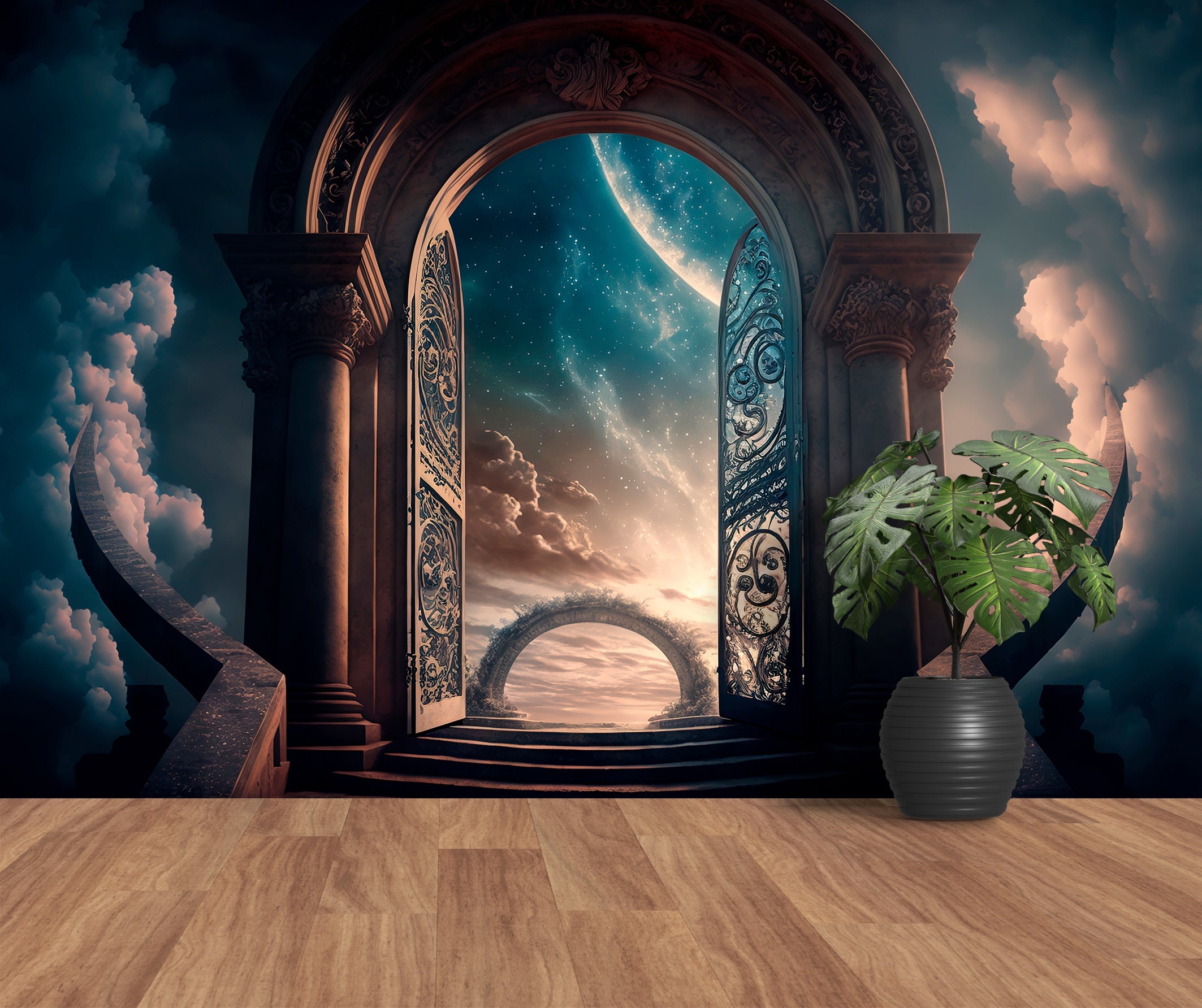 Heaven Gate to Heaven Wall Mural Wall Decor Wall Art Peel and Stick ...