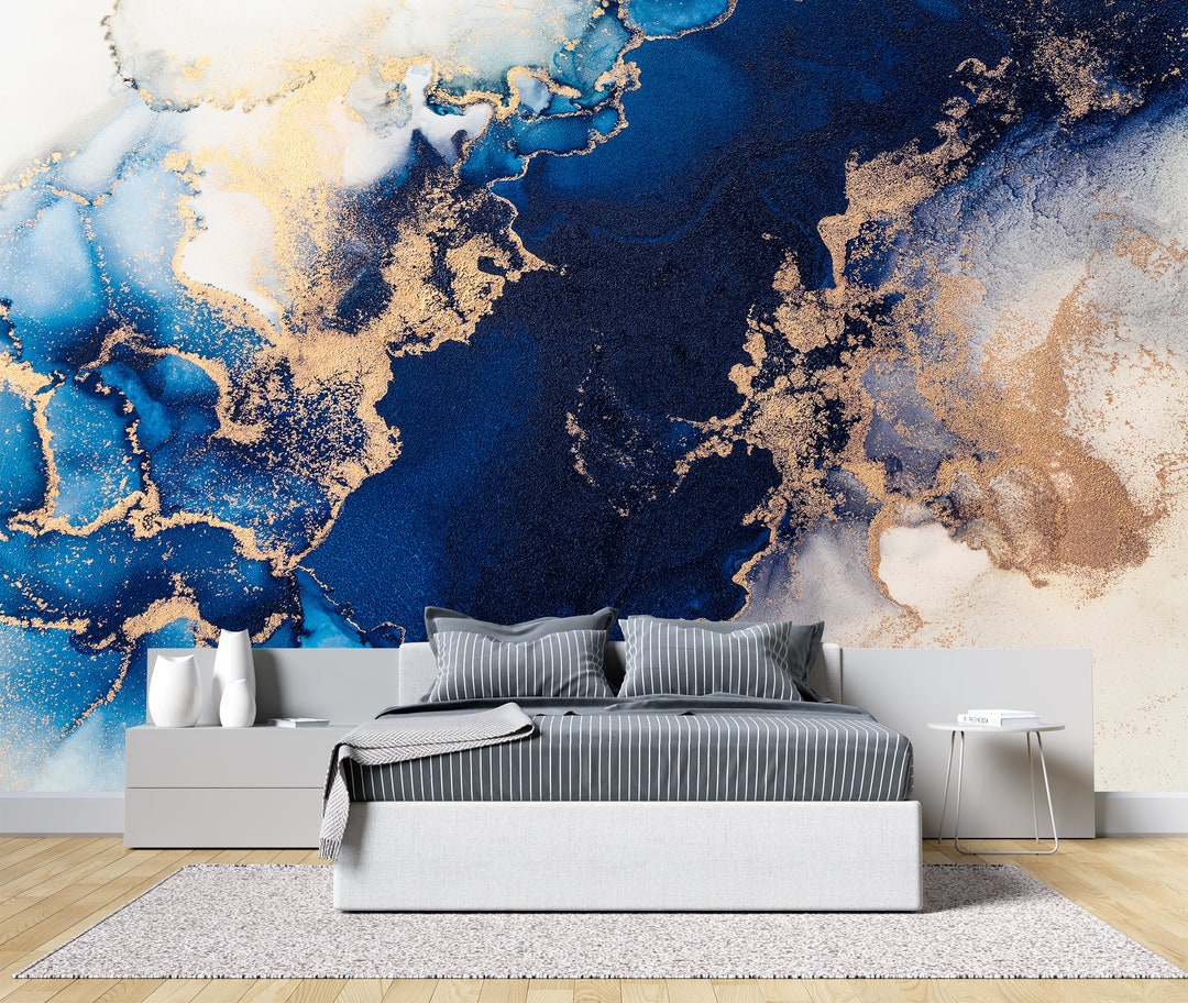 Marble Wallpaper Abstract Wall Mural Abstract Print Peel and - Etsy