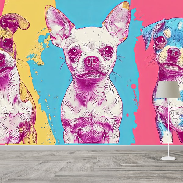 Dog Mural - Etsy