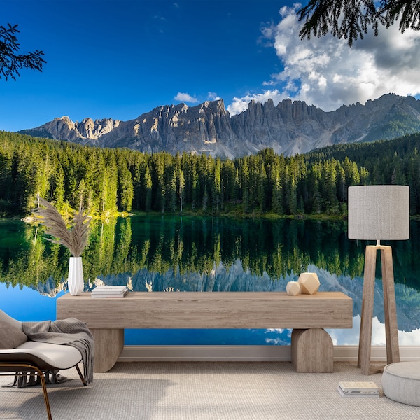 Mountain Wall Mural - Etsy