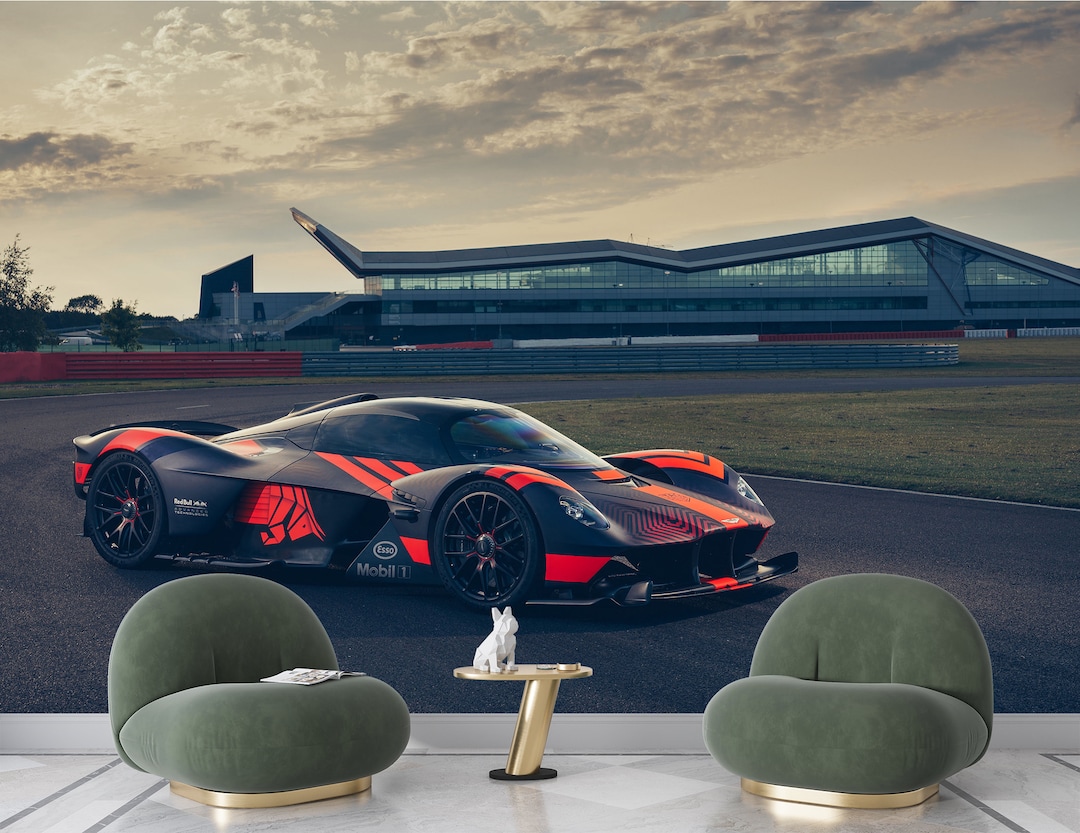 Aston Martin Car Wallpaper Mural Peel and Stick Sport Car Racing Car ...