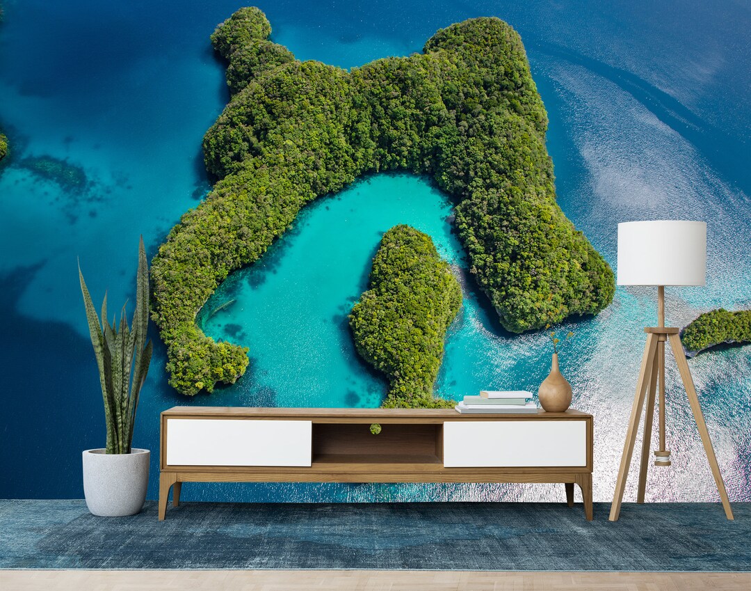 Ocean Islands Wallpaper Wall Mural Textured Peel and Stick Philippines ...