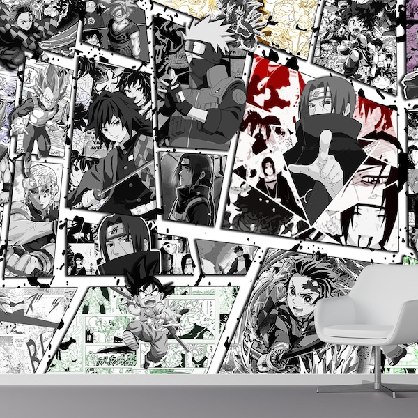 Manga Wall Panels - Etsy
