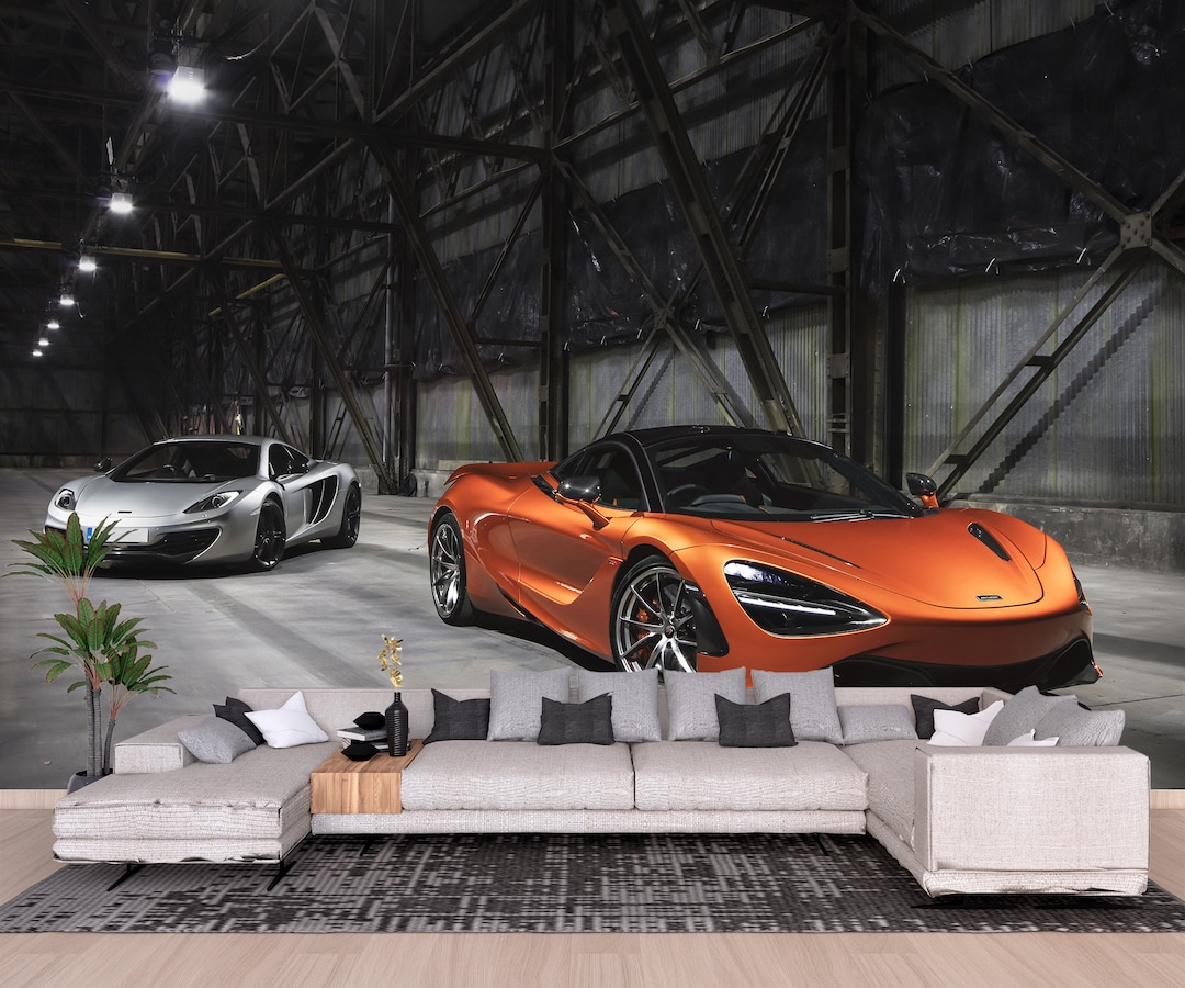 Mclaren Car Wallpaper Mural Peel and Stick Sport Car Racing - Etsy