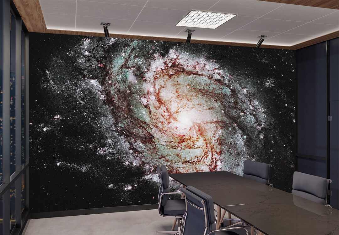 Galaxy Nebula Mural Print Wallpaper Peel and Stick Space Wallpaper ...