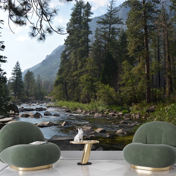 Mountain Wall Mural - Etsy