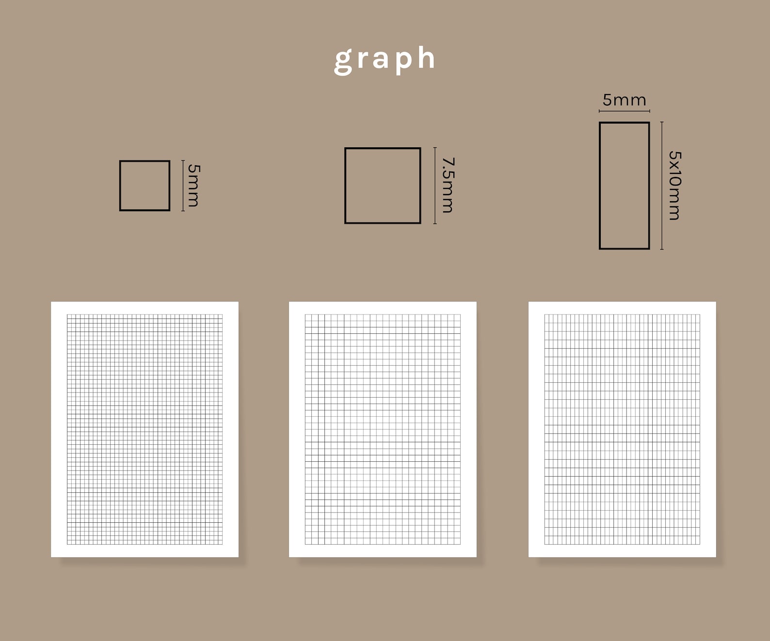 Printable Graph Paper Bundle, Graph Sheet, Digital Graph Paper, Graph ...