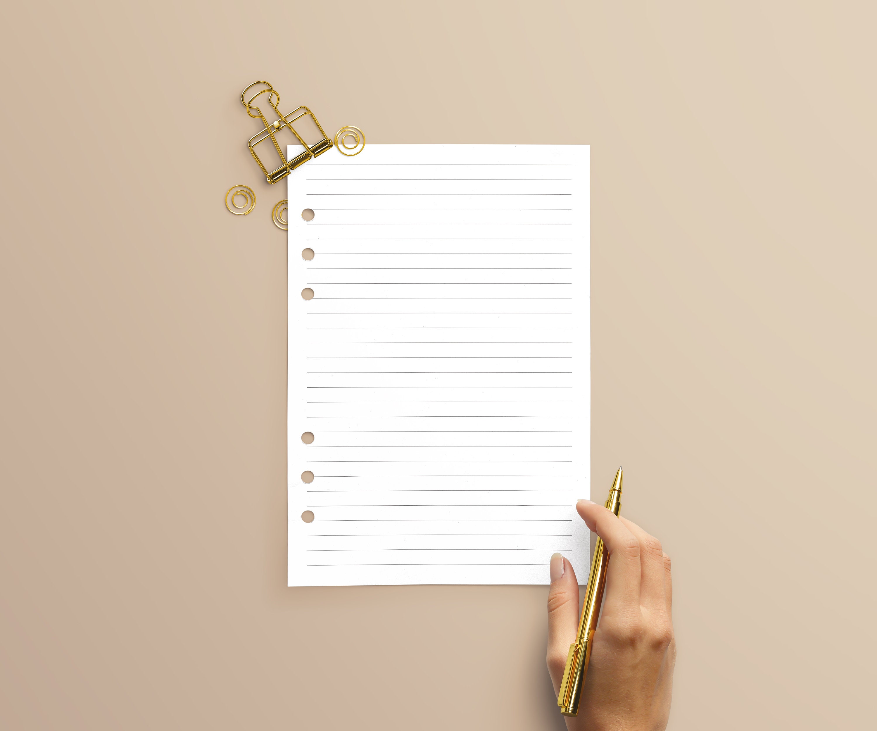 Printable Lined Paper, Lined Sheet, Digital Paper, Journal Template ...