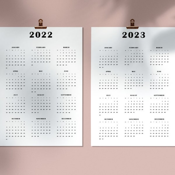2022 23 Calendar - Etsy