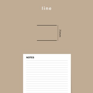 Notes Paper Printable, Lined Note Page, Notes Planner Insert, Study ...