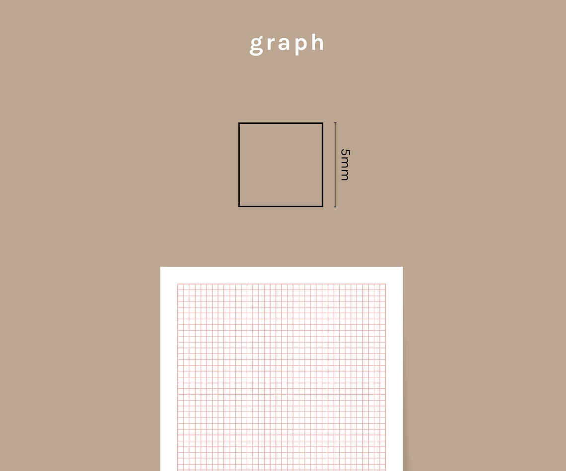 Printable Colored Graph Paper, Color Graph Paper, Note Sheet, PDF, A4 ...